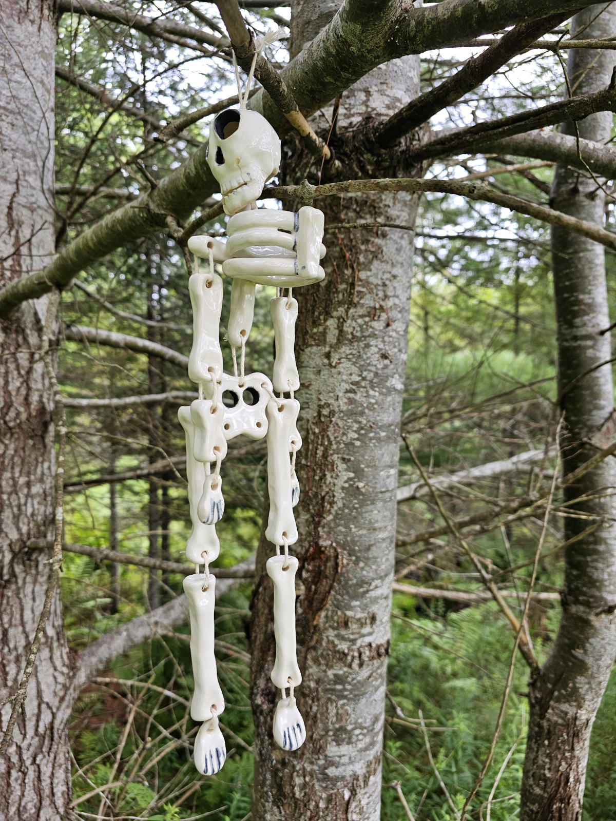 Make a Ceramic Skeleton Wind Chime | View Arts Center