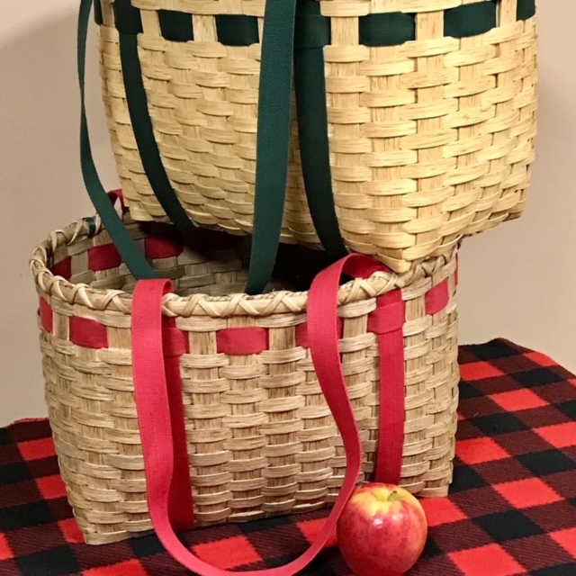 Tote Basket with Canvas Handles | View Arts Center