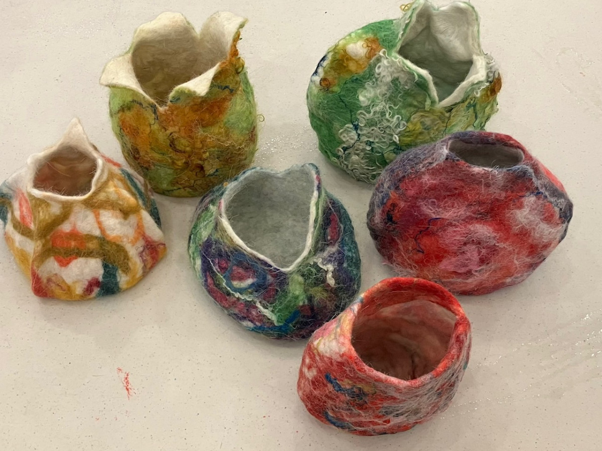 Wet Felted Vessels | View Arts Center