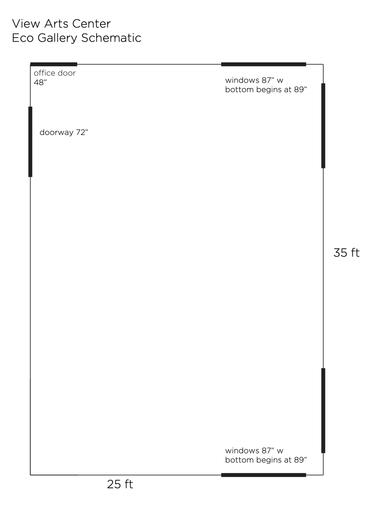 Floor Plans for Art Exhibitions and Gallery Spaces | View Arts Center